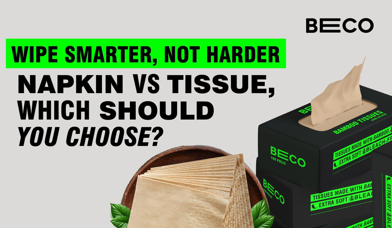 Difference Between Napkin and Tissue Paper Explained | BECO