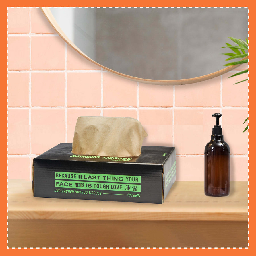 Buy Sustainable Bamboo Facial Tissue Paper Online | Beco