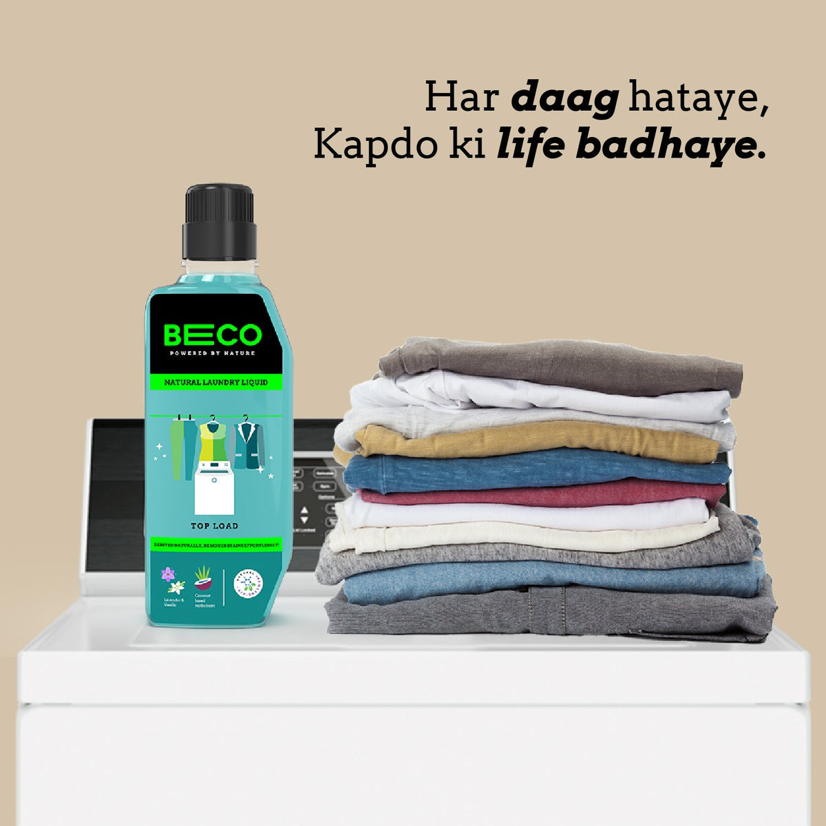 Natural Laundry Cleaner Liquid | Top Load - 960 ml